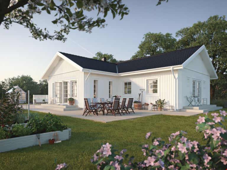 Hagtornsvägen 36 (tomt 3) - Smålandsvillan